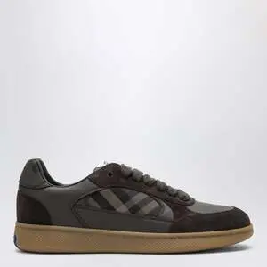 Burberry Terrace Sneakers In Leather And Suede
