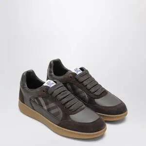 Burberry Terrace Sneakers In Leather And Suede