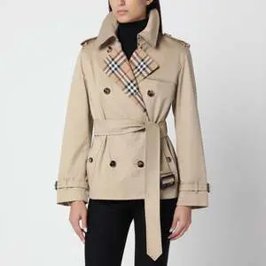 Burberry Honey Cropped Trench Coat