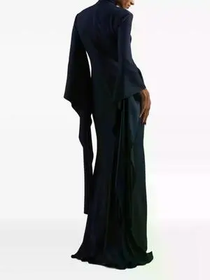 TALLER MARMO Dragon Draped-sleeve Gown