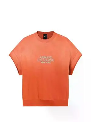 Armani Exchange Short-sleeve Sweatshirt - Orange