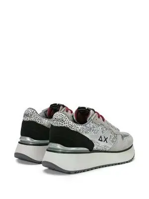 SUN 68 Ally Glitter Metallic-effect Sneakers