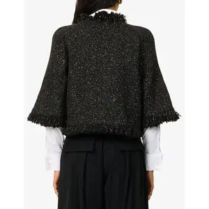 Sacai Tweed Wool-blend Jacket
