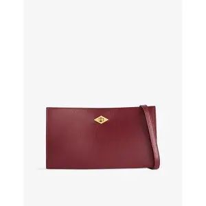 METIER Ease 24 Leather Clutch Bag - Dark Cherry