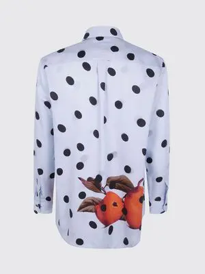 Paul Smith Long-sleeved Polka Dot Viscose Shirt