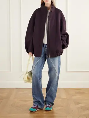 JW Anderson Diadora Equipe Leather And Suede-trimmed Shell Sneakers