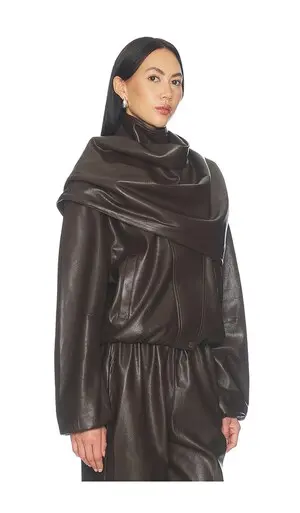Delfi Camila Bomber & Scarf
