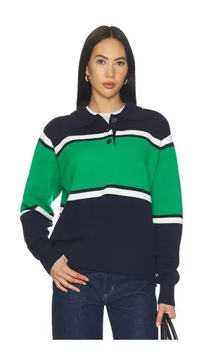 ALL THE WAYS Eileen Polo Sweater - Multi