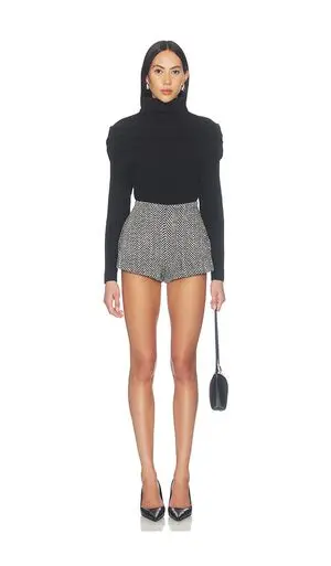 Naked Wardrobe Draped Knit Top