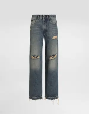 Dolce & Gabbana 5-pocket Denim Trousers Collection Multi-colored - Multicolor