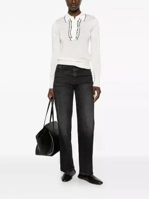 MOTHER Lil Rambler Zip Sneak Jeans