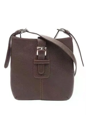 Loewe 2000-2026 Leather Senda Crossbody Bag - Brown