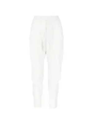 TESSITURA BODY COUTURE Low-crotch Track Trousers - Neutrals