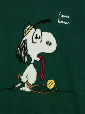 MC2 SAINT BARTH Snoopy-embroidered Wool Sweater