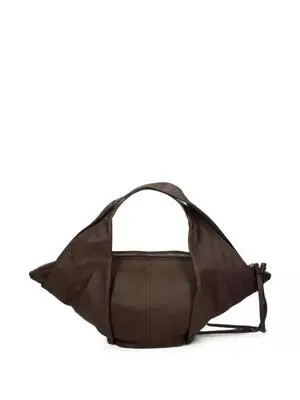VIC MATIE Grained Leather Tote Bag