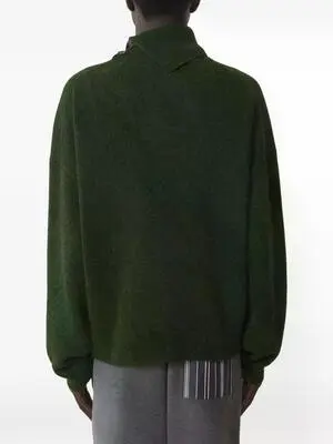 LANVIN Button-neck Cashmere Sweater
