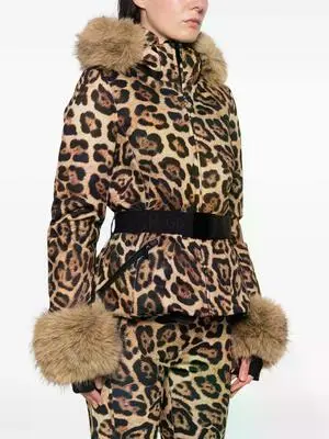 Goldbergh Jagger Leopard-print Ski Jacket