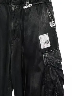 Mihara Yasuhiro Satin Cargo Pants