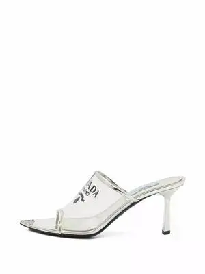 Prada Plexiglass Transparent Sandals