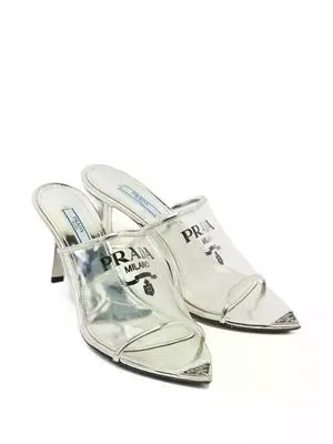 Prada Plexiglass Transparent Sandals