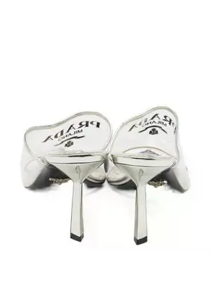 Prada Plexiglass Transparent Sandals