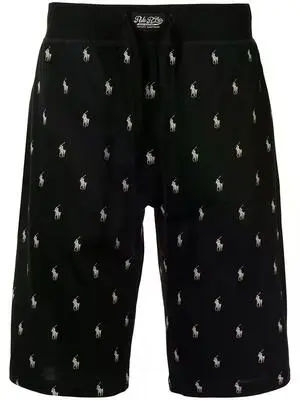 Polo Ralph Lauren Polo Pony-print Track Shorts - Black