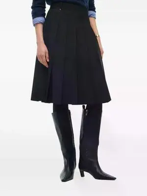 Tommy Hilfiger Pleated A-line Midi Skirt