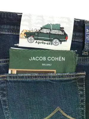 JACOB COHЁN Distressed-finish Straight-leg Jeans