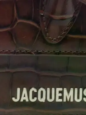 Jacquemus Le Chiquito Crocodile-embossed Handbag