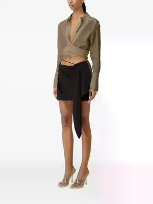 Gauge81 Sabinas Silk Wrap Shirt