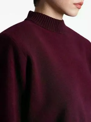 IRO PARIS Lovelie Ribbed-trim Shoulder-pad Sweater