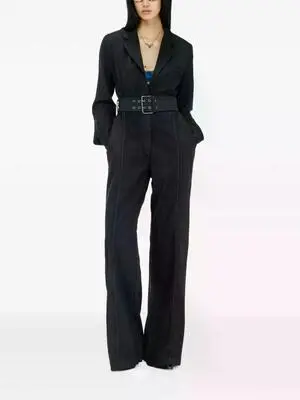 DIESEL® Belted Blazer Jumpsuit In Stretch Wool