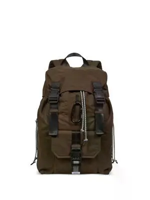 A.p.c. Trek 20 Buckle-fastening Carabiner-detail Backpack - Green