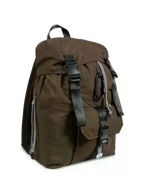 A.p.c. Trek 20 Buckle-fastening Carabiner-detail Backpack - Green