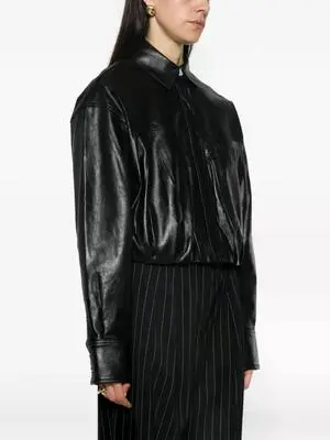 Sportmax Leather Cropped Jacket