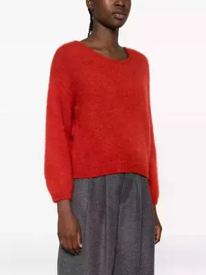 SUSANNE BOMMER Brushed-finish Long-sleeve Sweater