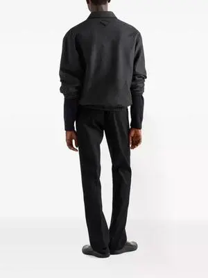 Prada Re-wool Blouson Jacket - Grey