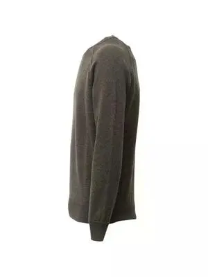 FILIPPO DE LAURENTIIS Raglan-sleeve Crew-neck Fine-knit Sweater