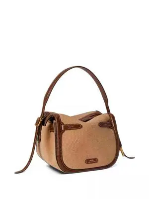 Polo Ralph Lauren Polo Id Suede & Leather Mini Satchel