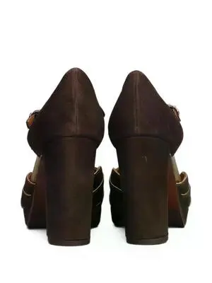 Chie Mihara Uyako Metallic-trim Pumps