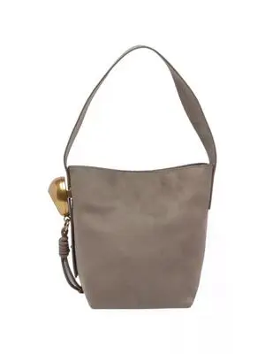 V°73 Azzurrite Logo-plaque Bucket Bag - Neutrals
