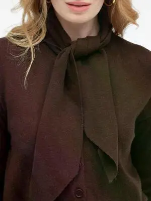 Chinti & Parker Tie-neck Button-up Cardigan