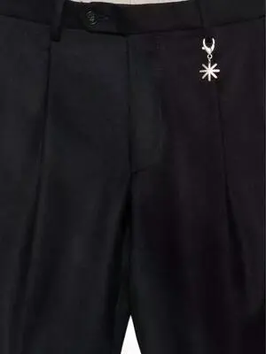MANUEL RITZ New York Pleated Wool-flannel Trousers