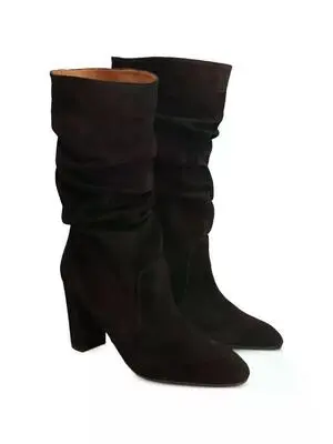 Chie Mihara Eychel Slouchy Suede Boots - Brown