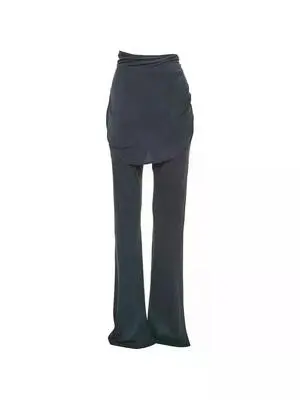 Jacquemus Espelho Draped Trousers - Blue
