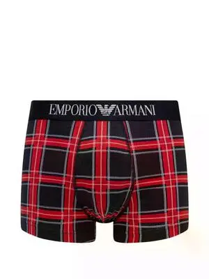 Emporio Armani Logo-waistband Socks And Boxers Set - Black