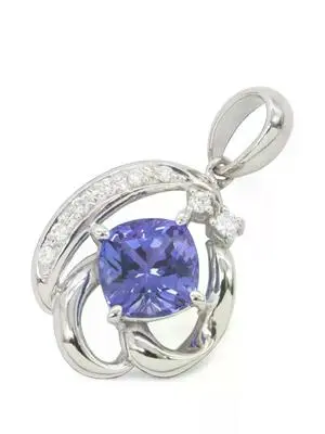 TASAKI 2010s Tanzanite Diamond Pendant
