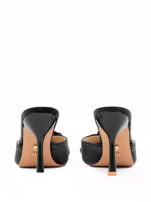 TWENTY FOURHAITCH Melor Crystal-embellished Velvet Mules