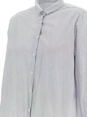 BERGFABEL Striped Cotton Shirt - White