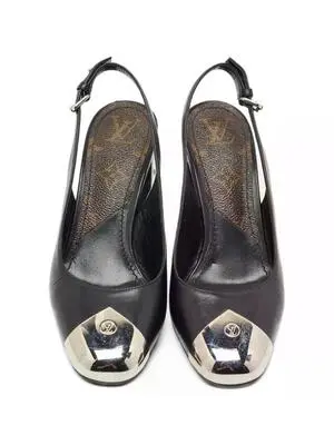 LOUIS VUITTON Urban Twist Slingback Pumps
